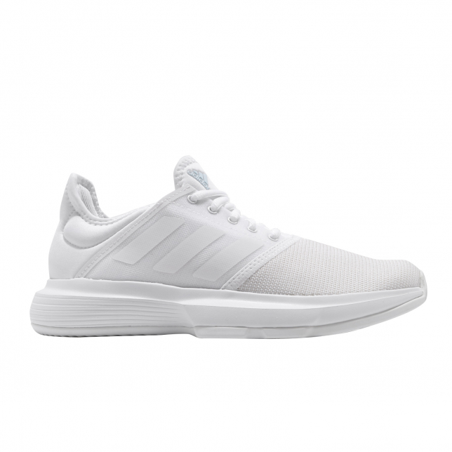 adidas WMNS GameCourt Cloud White Blue Tint - Aug 2019 - EE3813 - KicksOnFire.com