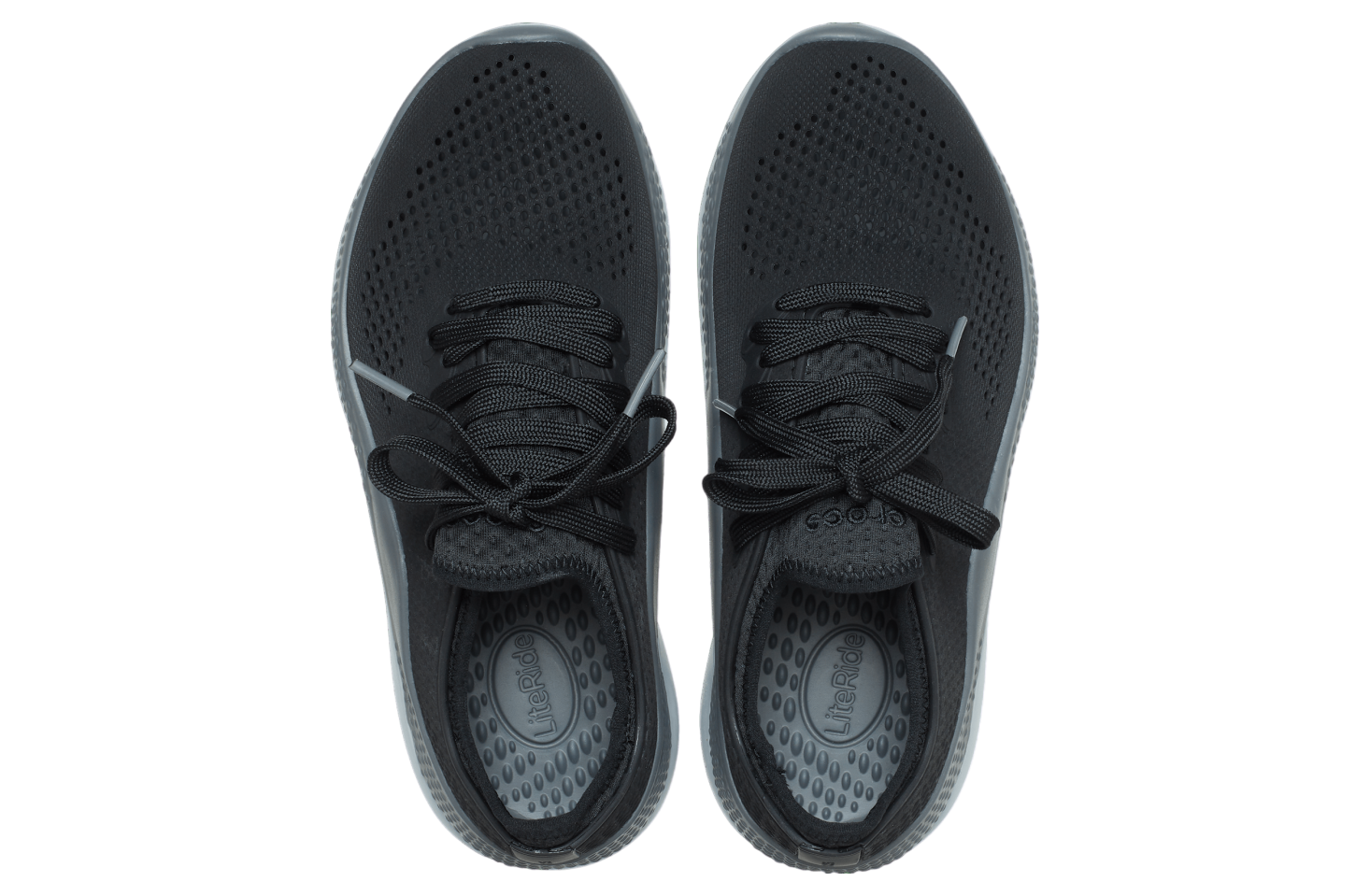 Crocs Literide 360 Pacer Black / Slate Grey - Jan 2022 - 206715-0DD - KicksOnFire.com