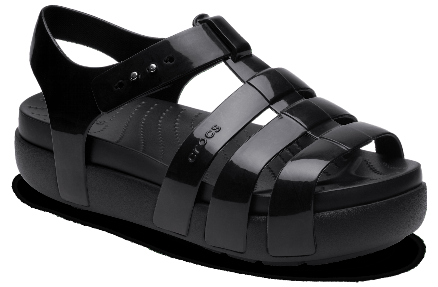 Crocs Splash Glossy Fisherman WMNS Black - Feb 2024 - 209267-060 ...