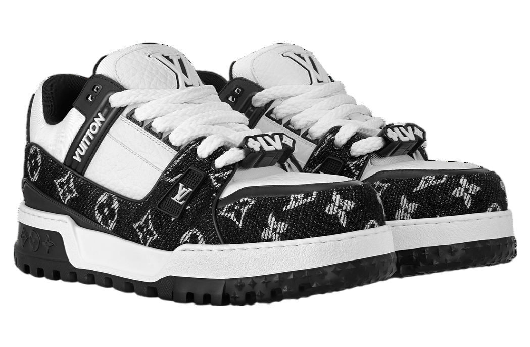 Louis Vuitton LV Trainer Maxi WMNS Black / White / Grey Louis Vuitton LV Trainer Maxi WMNS Black / White / Grey