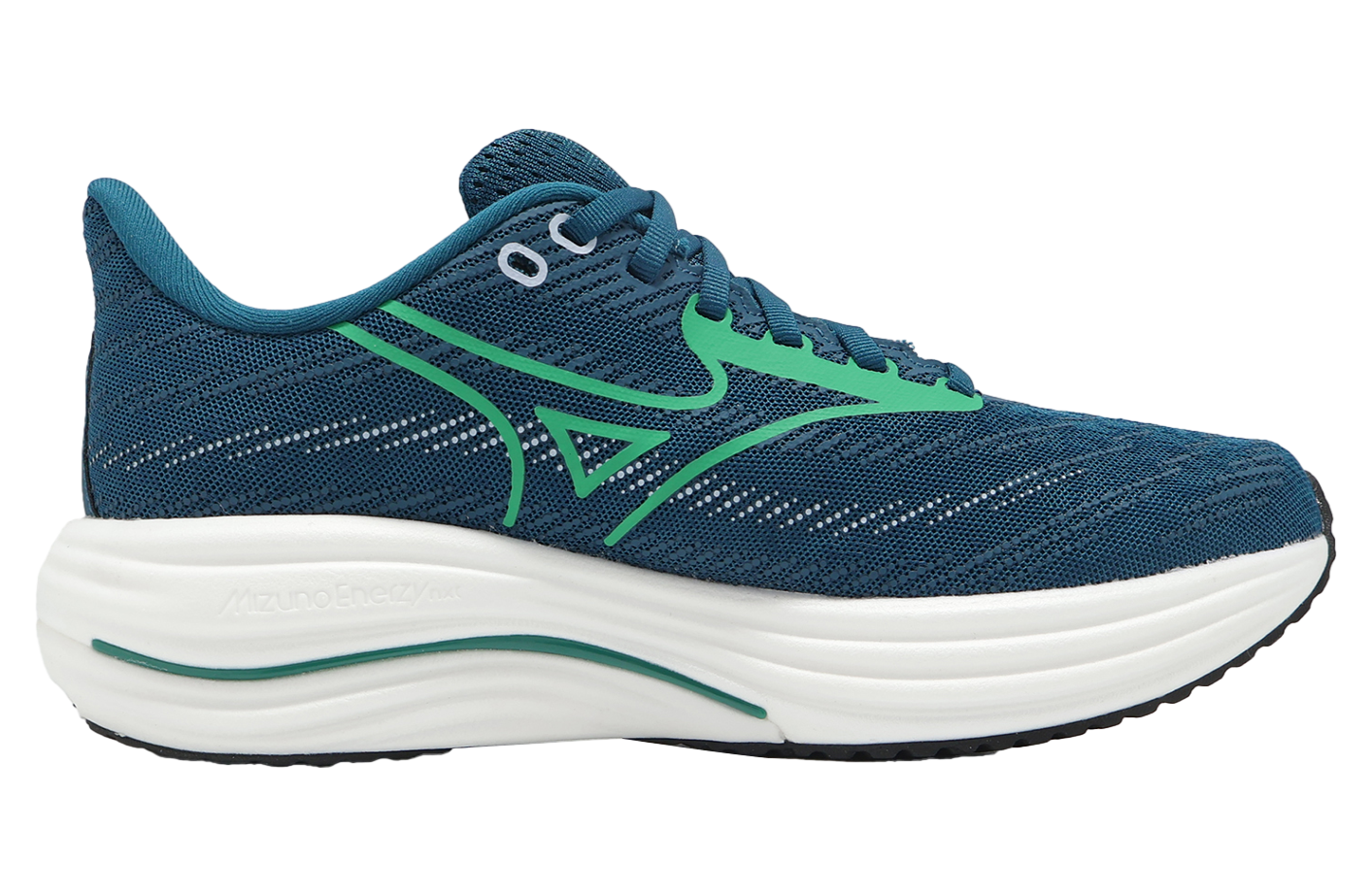 Mizuno Wave Rider 29 Blue / Green - Jan 2026 - J1GC250356 - KicksOnFire.com