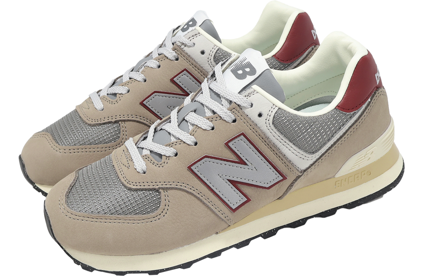 New Balance 574 Arid Stone / Monarch Burgundy - Nov 2025 - U574SKBD ...