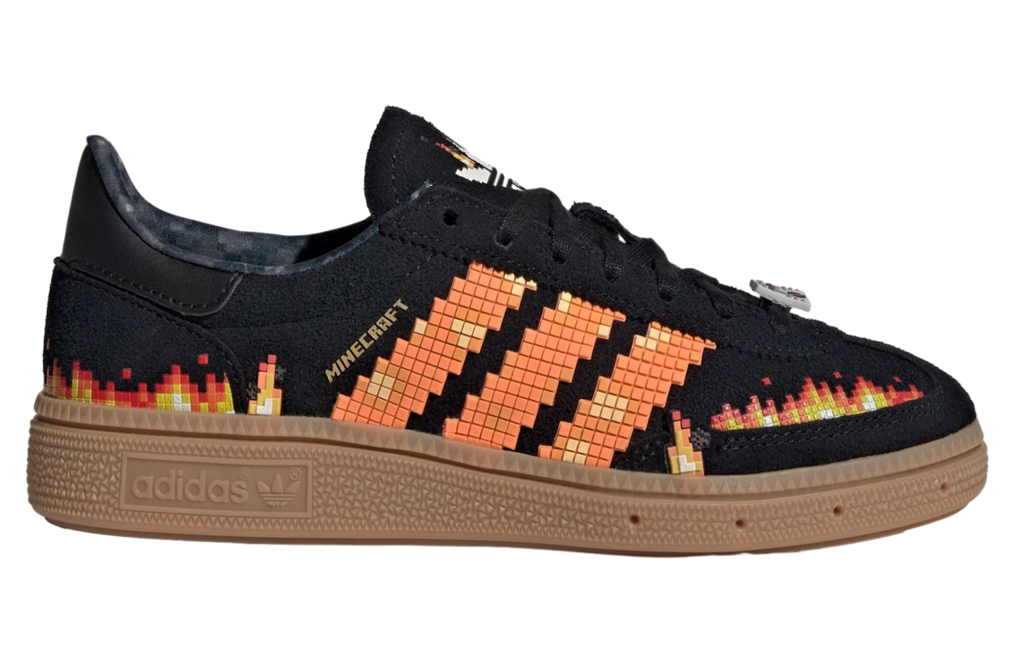 Adidas Minecraft Handball Spezial GS Core Black / Pure Orange - Dec ...