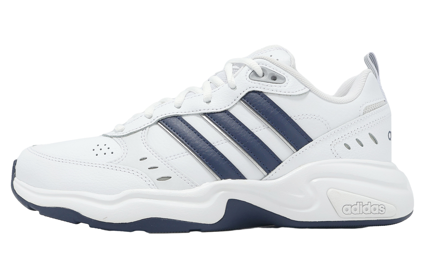 Adidas Strutter Cloud White / Dark Blue - Nov 2024 - EG2654 - KicksOnFire.com