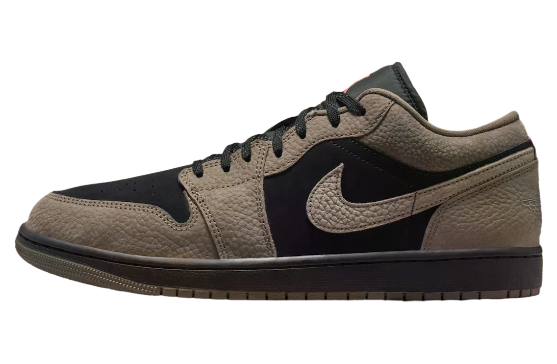 Air Jordan 1 Low Black / Light Wild Mango - Mar 2026 - IB7109-005 ...
