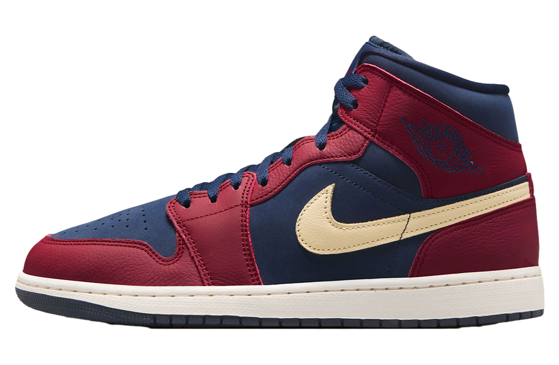 Air Jordan 1 Mid Team Red / Obsidian - Mar 2026 - IO7449-600 ...