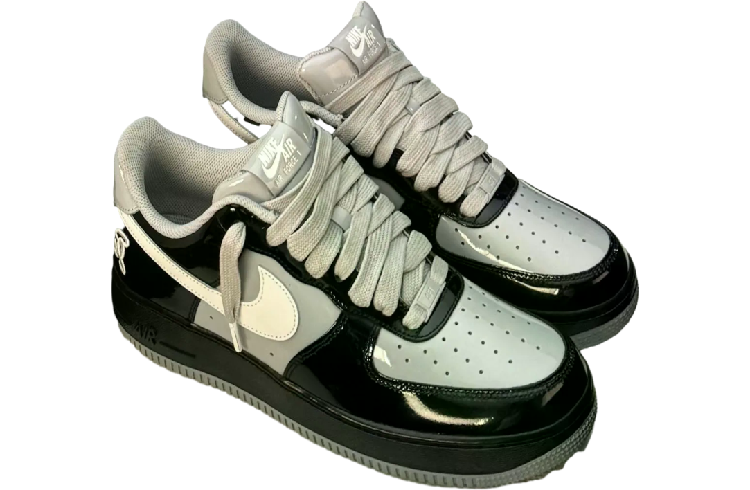 Central Cee x Nike Air Force 1 Low Syna World Black / Light Smoke Grey ...