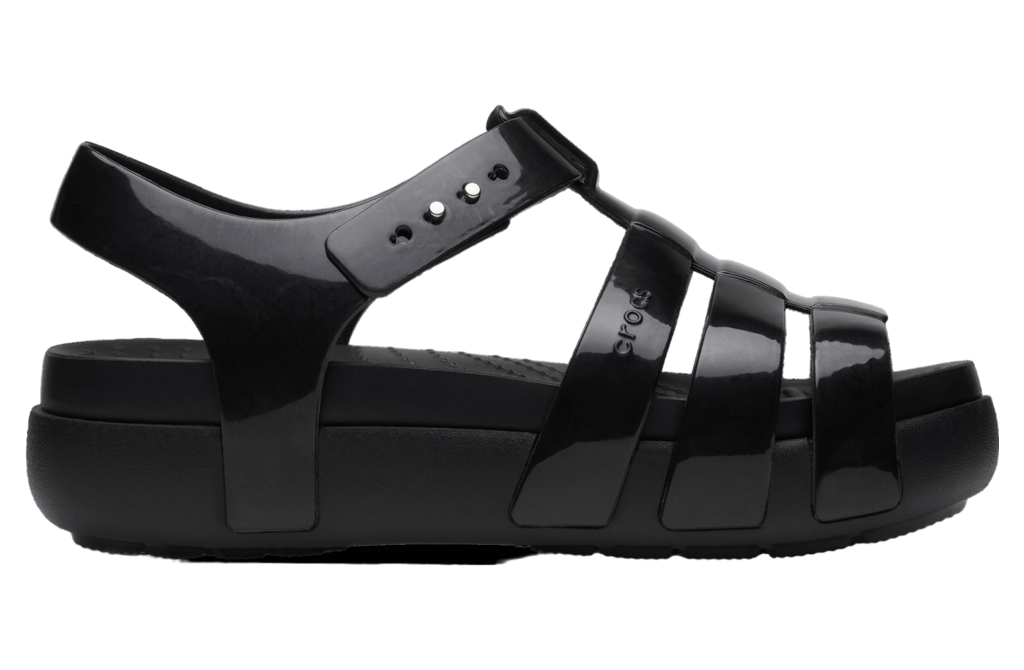 Crocs Splash Glossy Fisherman WMNS Black - Feb 2024 - 209267-060 ...