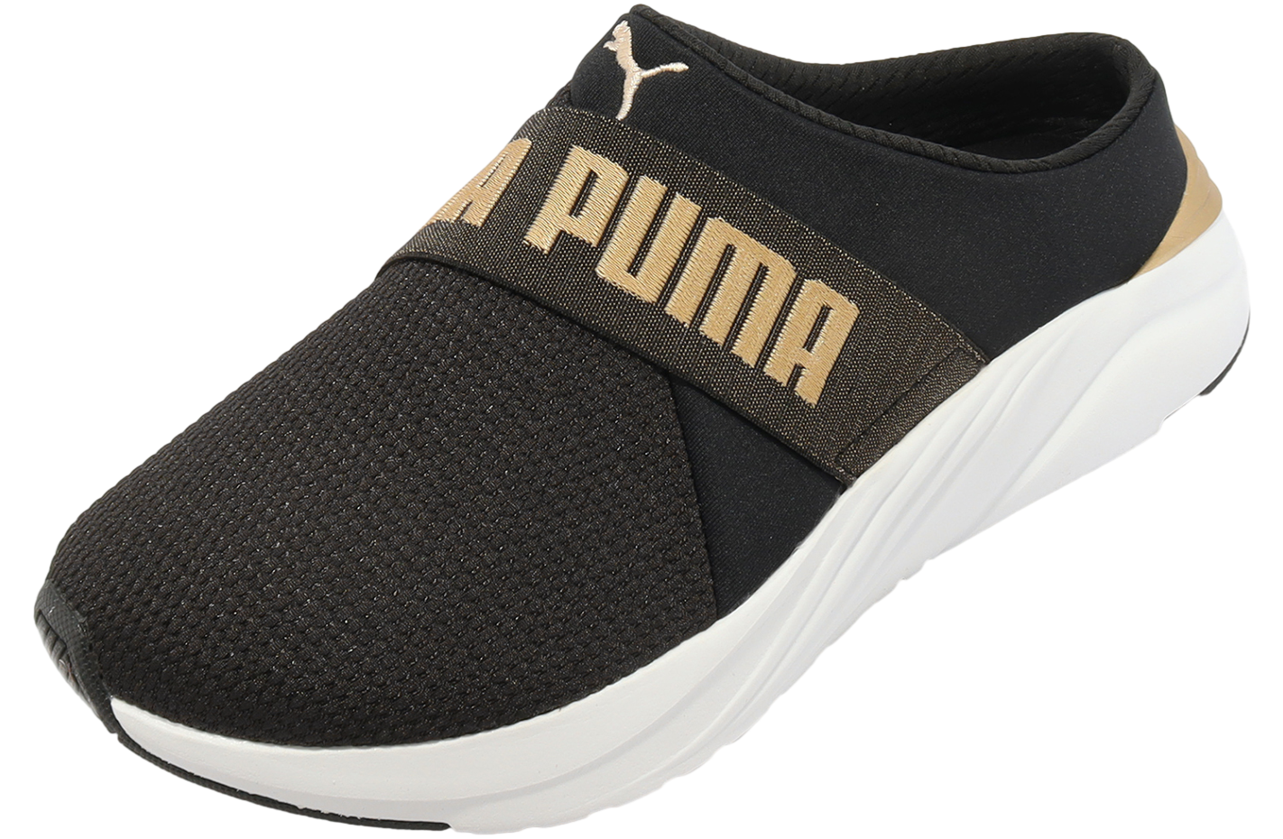 Puma Softride Ruby Mule WMNS Black / Gold - Mar 2023 - 37706406 ...